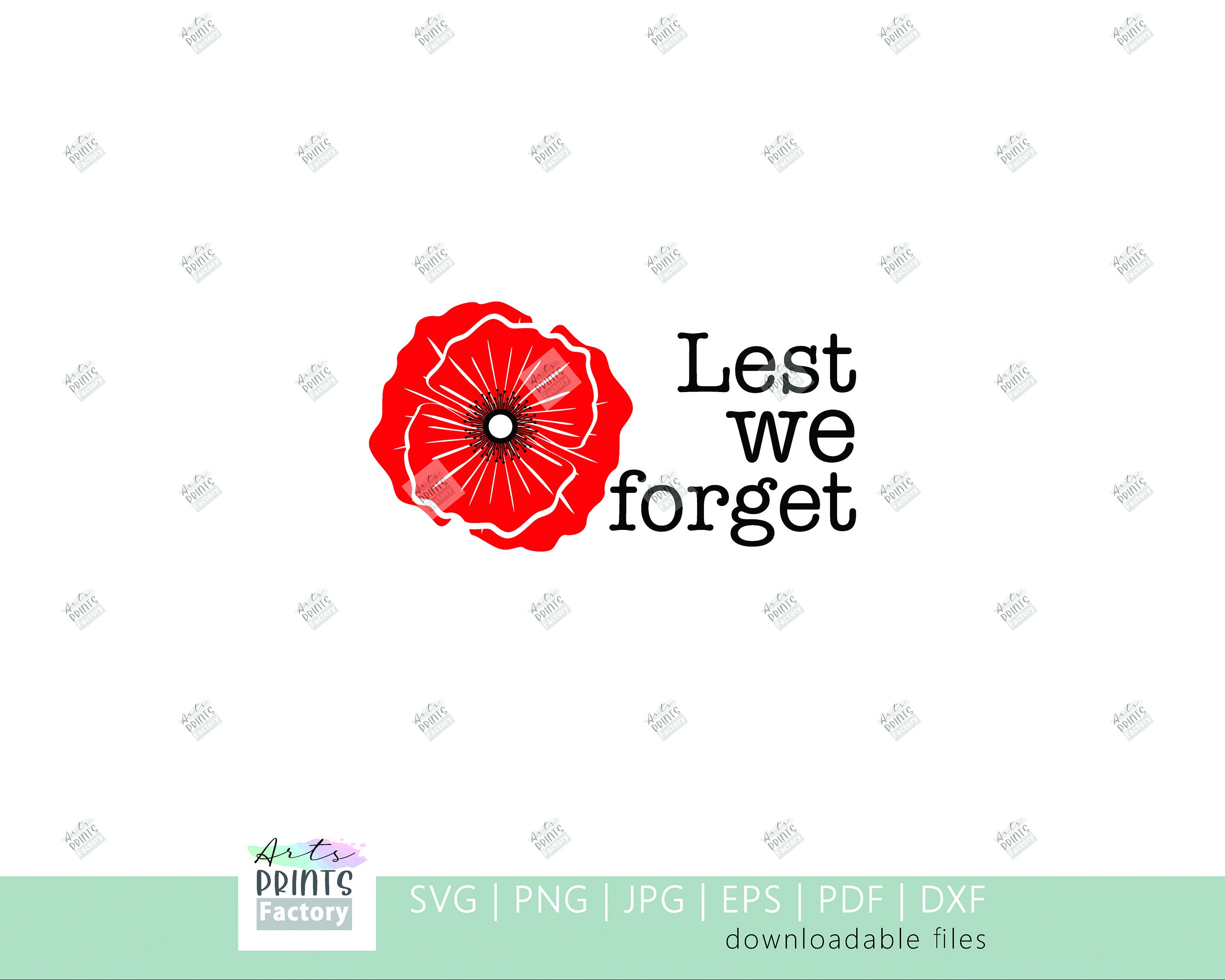 Remembrance Day SVG Digital Download File for Silhouette and | Etsy