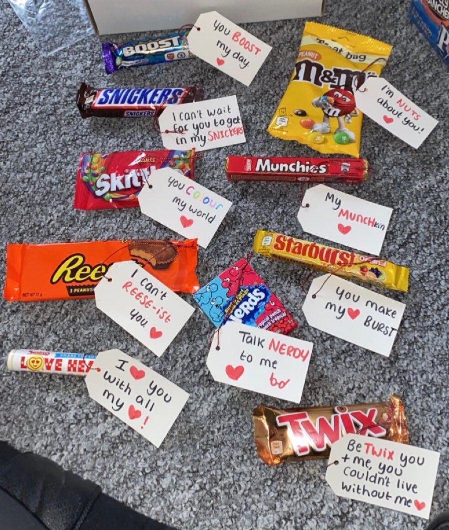 Candy notes of appreciation | Etsy