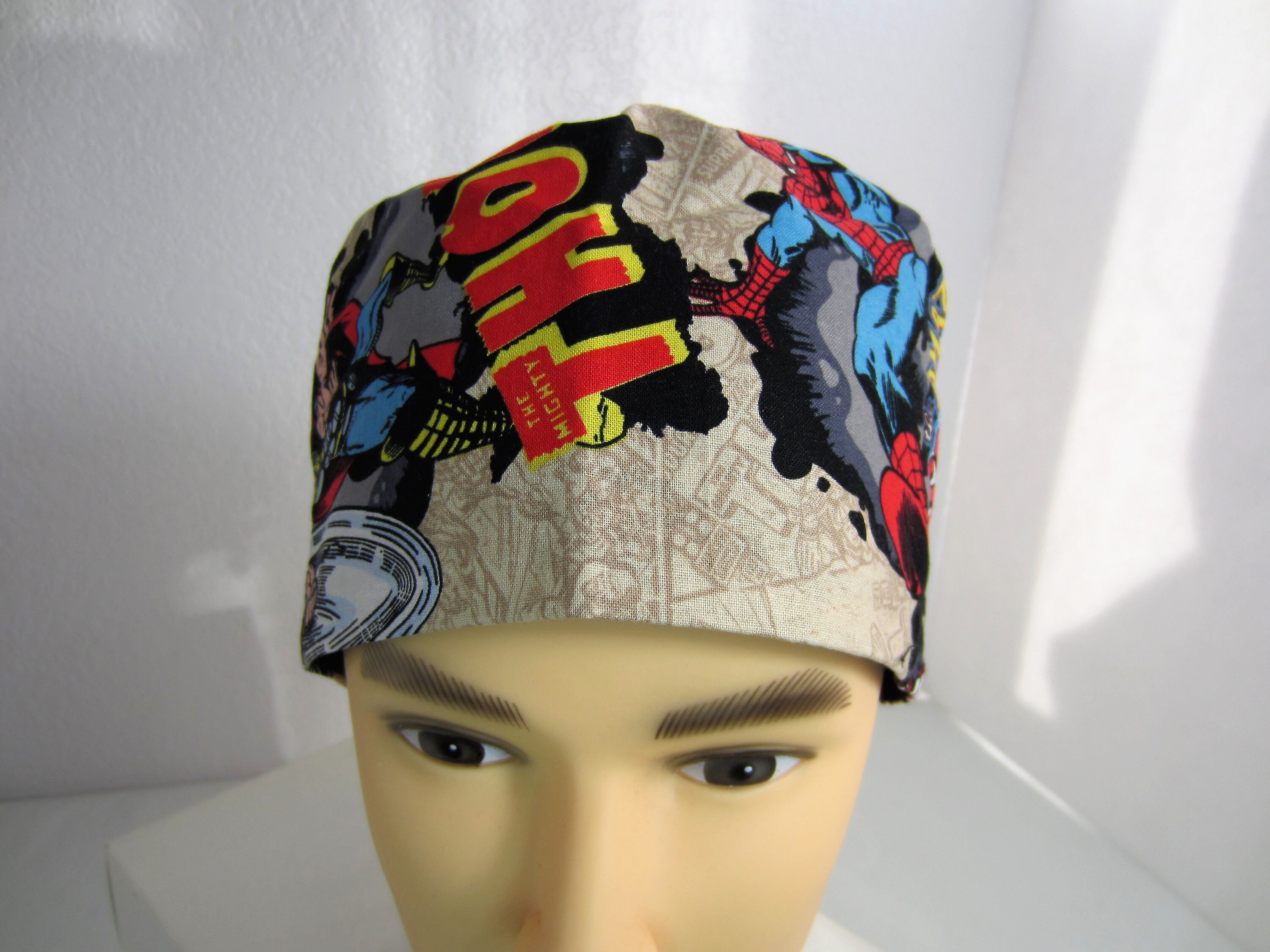Marvel heroes scrub cap, Batman Unisex Scrub Hat/Cap. No buttons or ...
