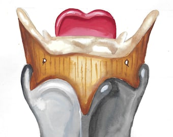 Larynx Coloring Page - Etsy Hong Kong