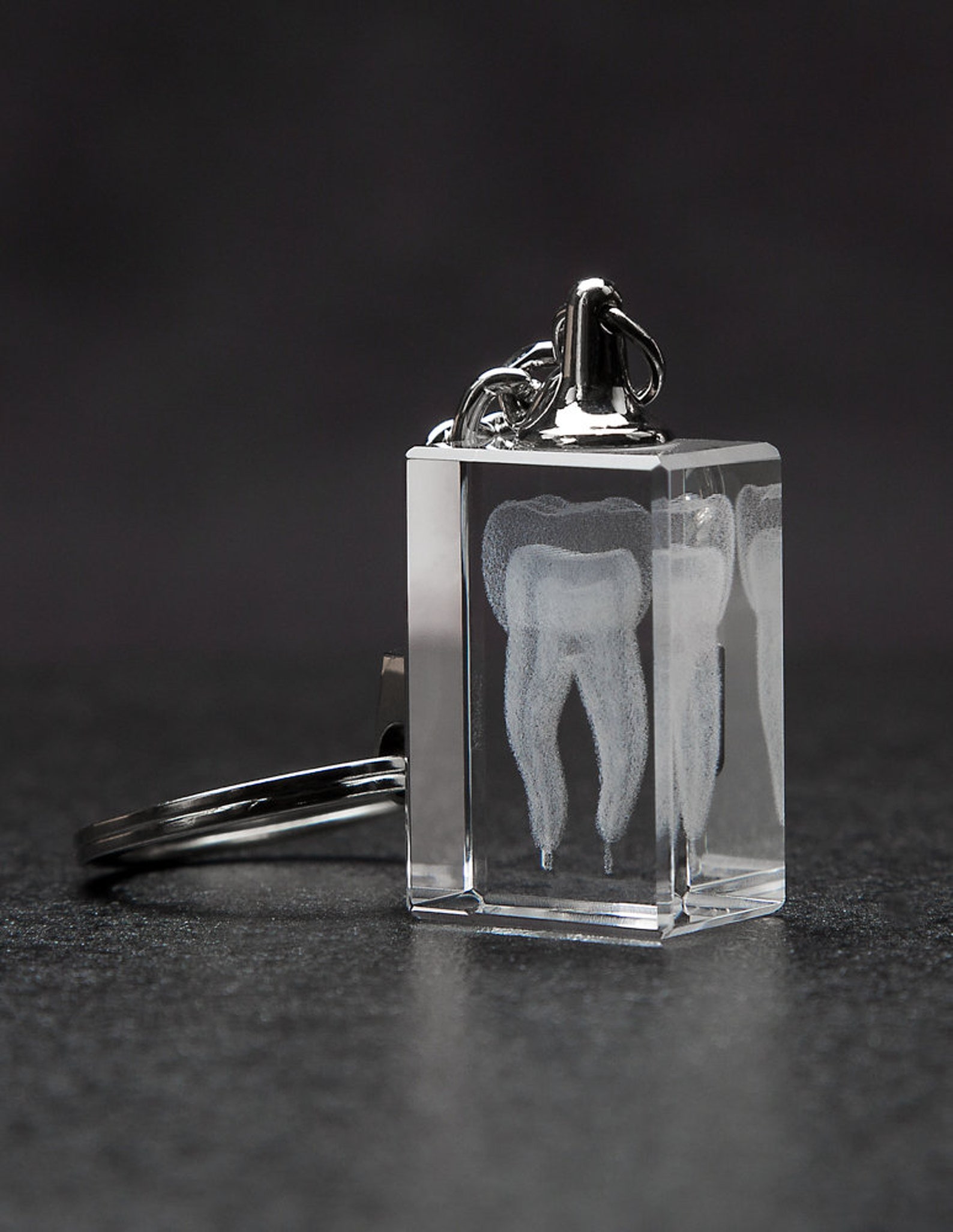 Tooth Crystal Key Chain - Etsy