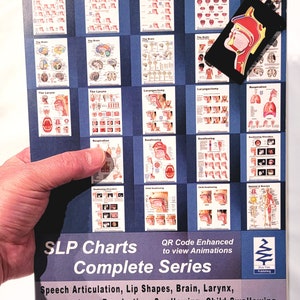 Speech Language Pathology SLP Charts Complete With QR Codes for ...