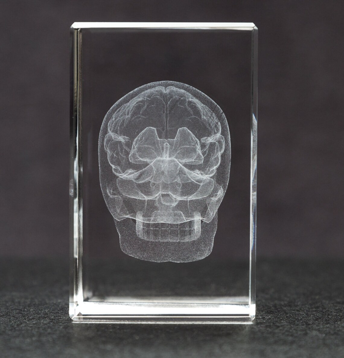 Skull and Brain Crystal Art - Etsy