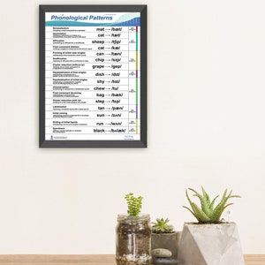 Phonological Pattern Chart for SLP Speech Language Pathologists ...