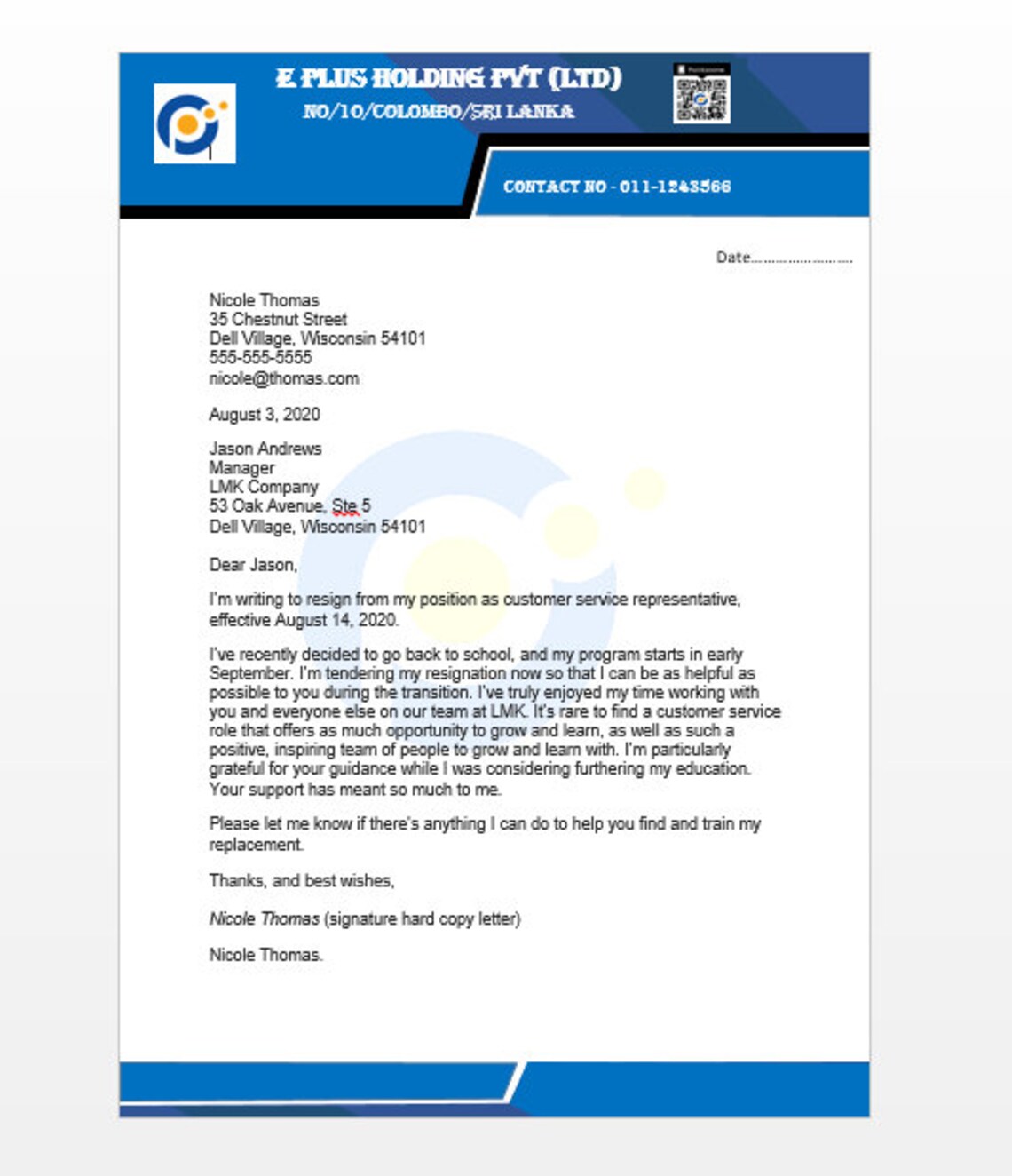 Letterhead Template, Corporate Letterhead, Business Letterhead ...