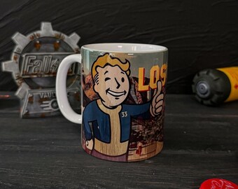 Fallout with a Splash of Starbucks Mug, Fallout Coffee Cup, Fallout ...