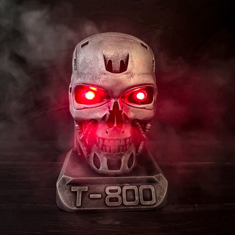 Terminator Skull - Etsy