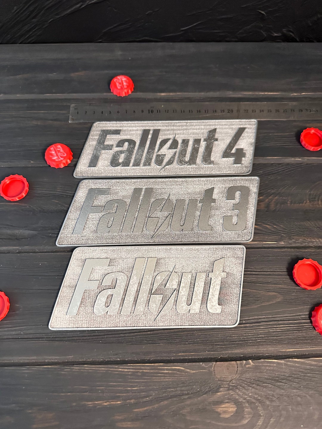 Fallout Logo Sign, Fallout Wall Sign, Fallout Wall Art, Fallout Wall ...