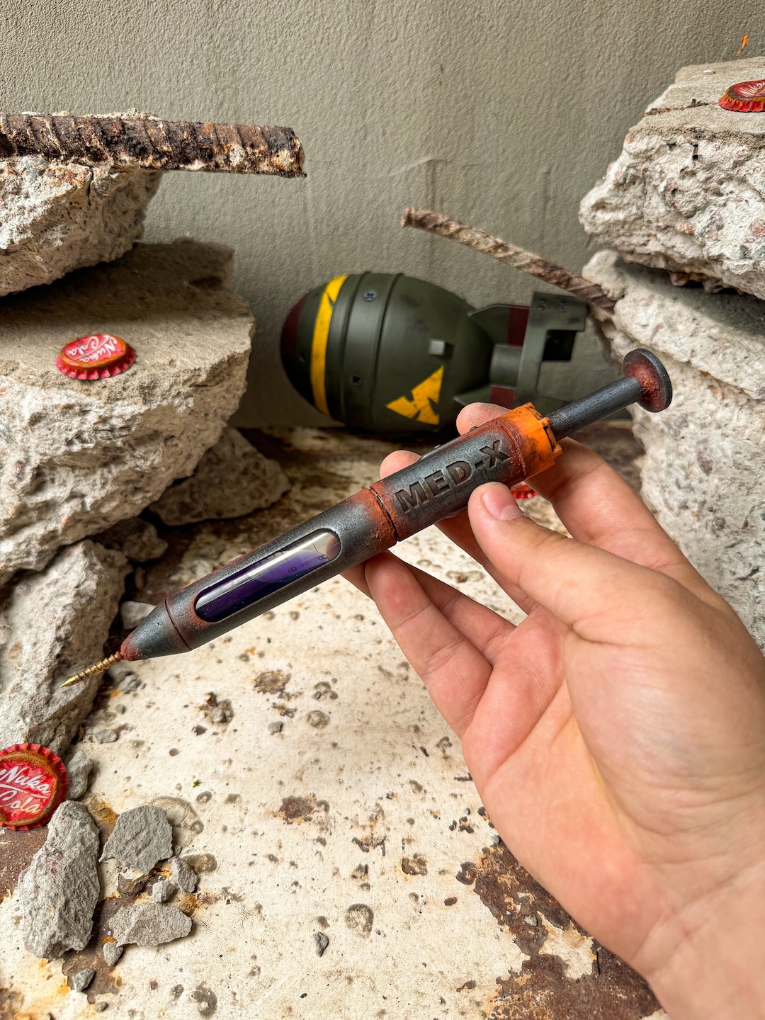 Med-x Peplica, Fallout Prop, Fallout Decor, Fallout Universe, Artifact ...