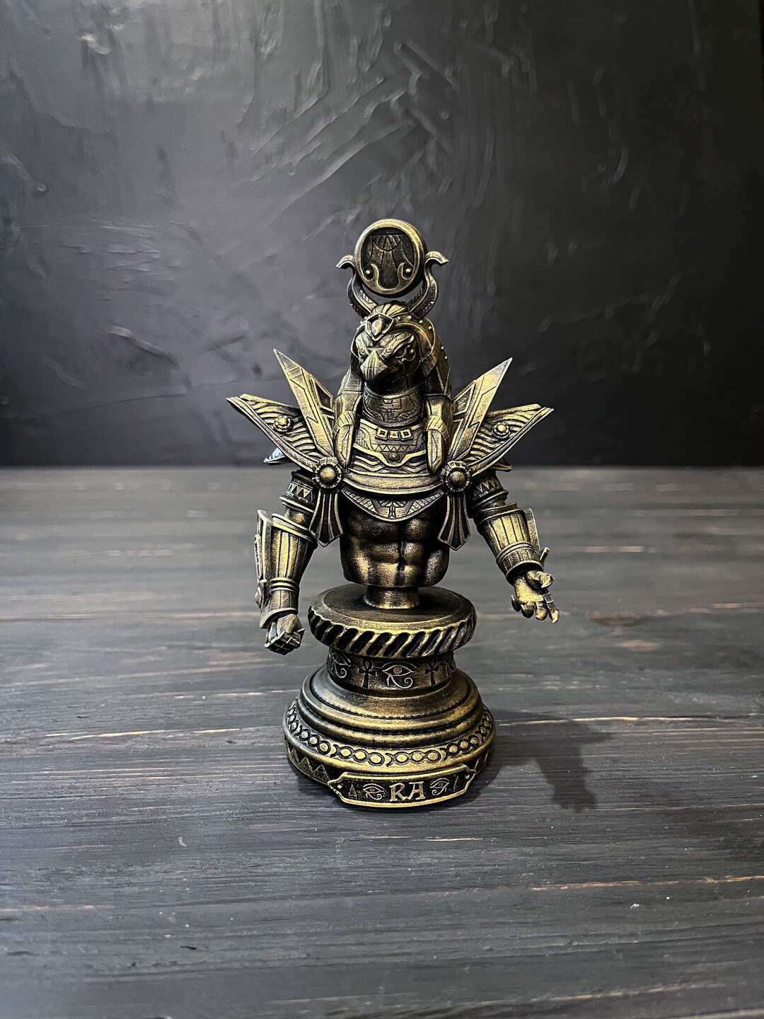 Egyptian God Ra Statue, Ancient Mythology, God of the Sun, Egyptian ...