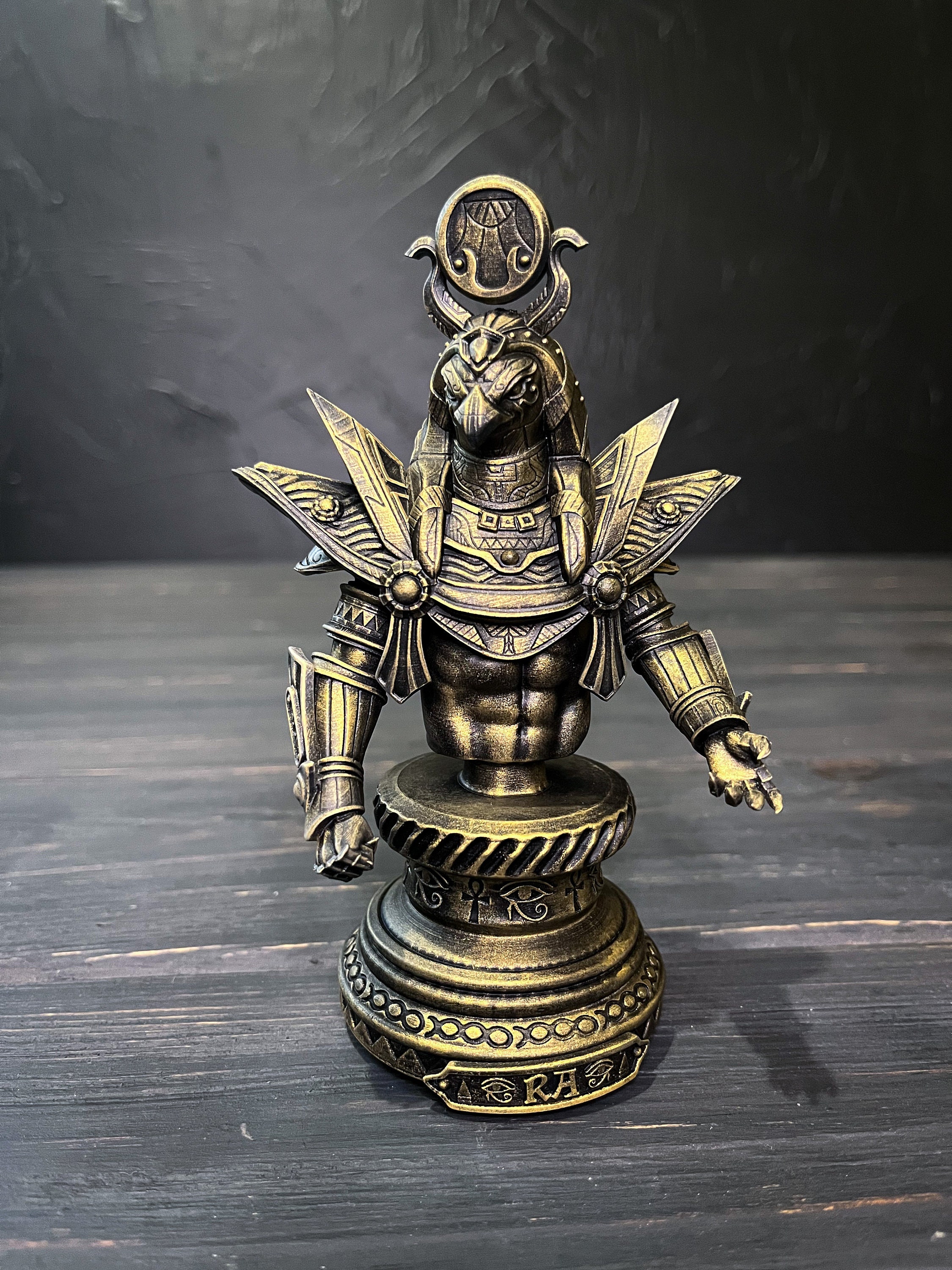 Egyptian God Ra Statue Ancient Mythology God of the Sun - Etsy