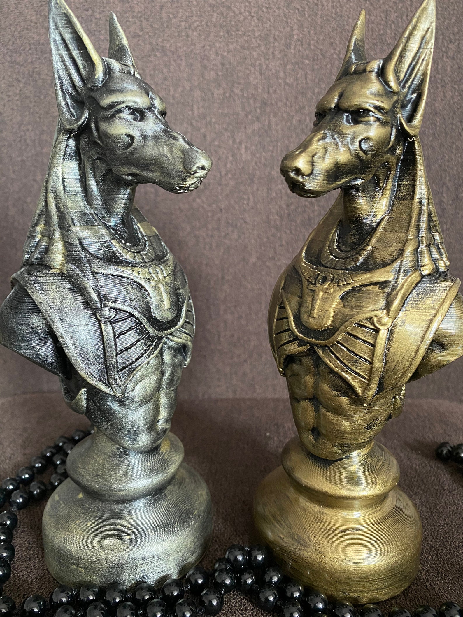 Anubis Bust Anubis Sculpture Egyptian Mythology Home Decor - Etsy