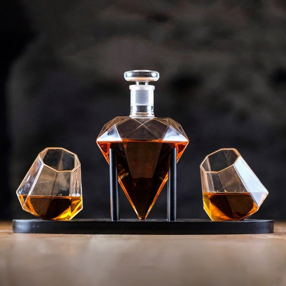 Modern Whiskey Decanter Set