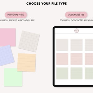 Sticky Note Digital Stickers, Decorative Digital Stickers, Goodnotes ...