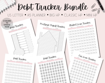 Visual Debt Tracker | Etsy