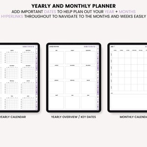 Undated Student Digital Planner, Academic Digital Planner, College ...