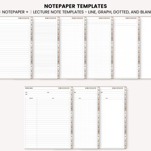 Undated Student Digital Planner, Academic Digital Planner, College ...