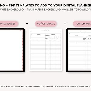 Student Digital Planner Templates, Student Planner Inserts, Acedemic ...