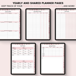 Digital Budget Planner, Digital Finance Planner, Digital Planner, Bi ...