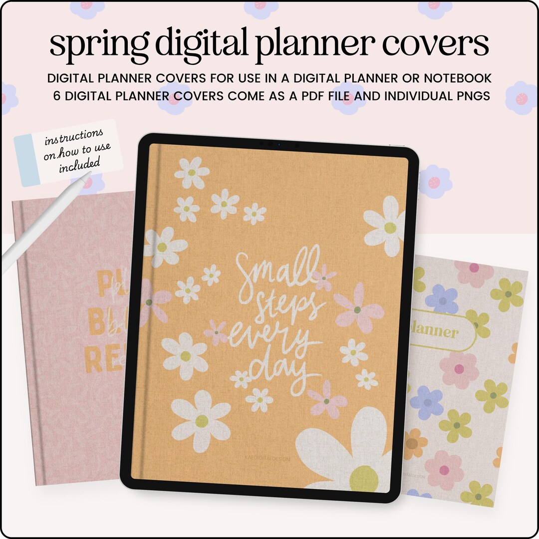 Digital Planner Covers, Digital Notebook Covers, Goodnotes Planner ...