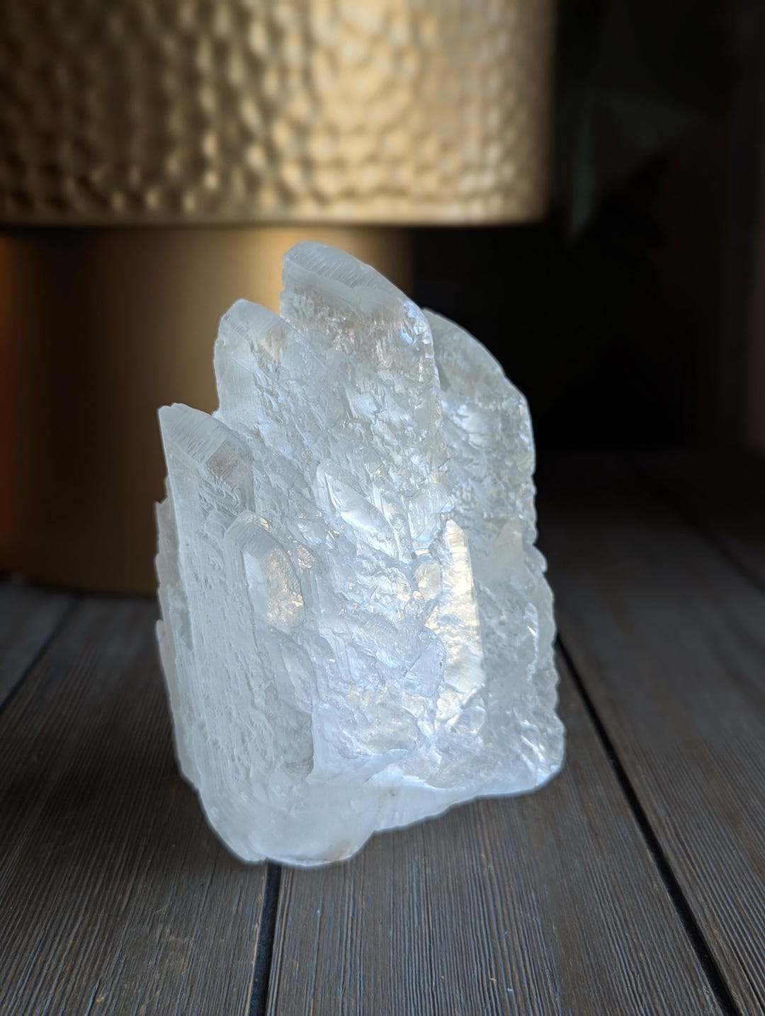 Large Fishtail Selenite Cluster, Natural Satin Spar Gypsum, Crystal ...