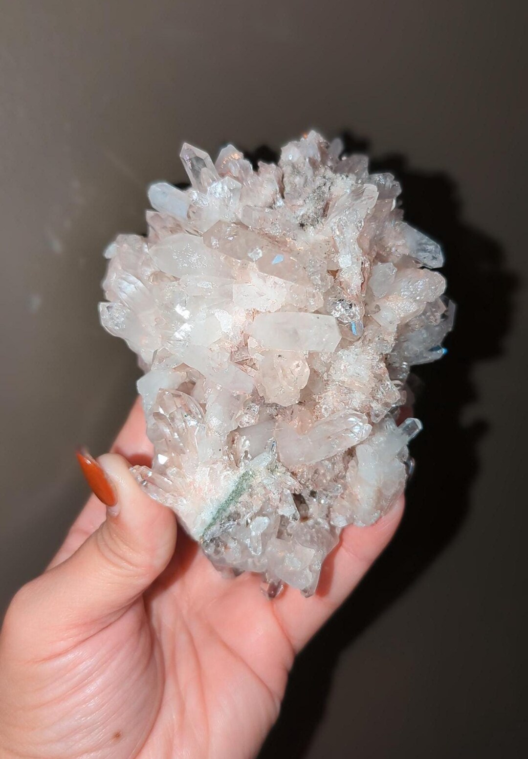 Columbian Quartz Cluster With Pink Lithium, Pink Lithium Lemurian ...