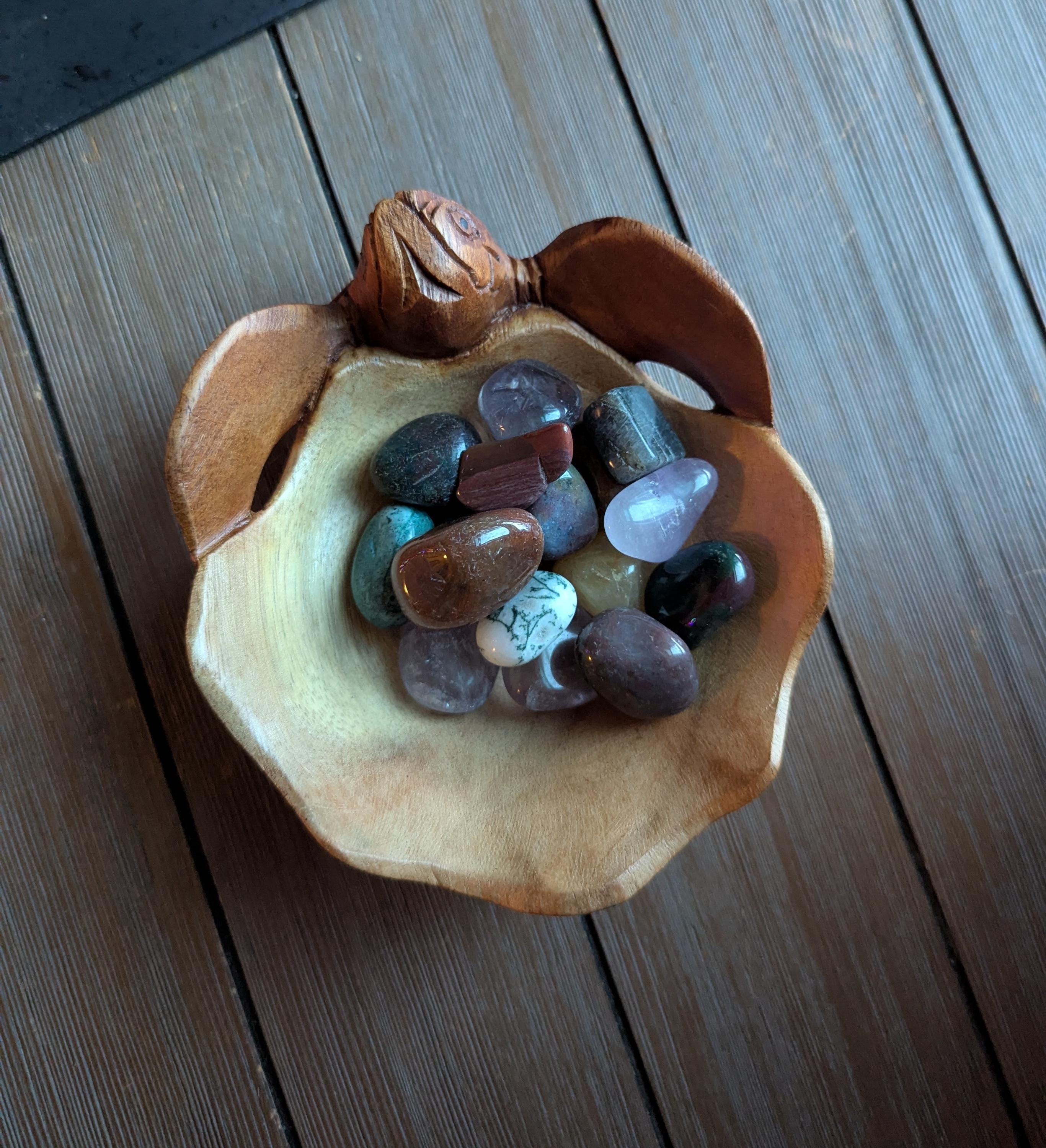 Hand Carved Wooden Turtle Bowls, Turtle Tabletop Bowls, Sea Turtle ...