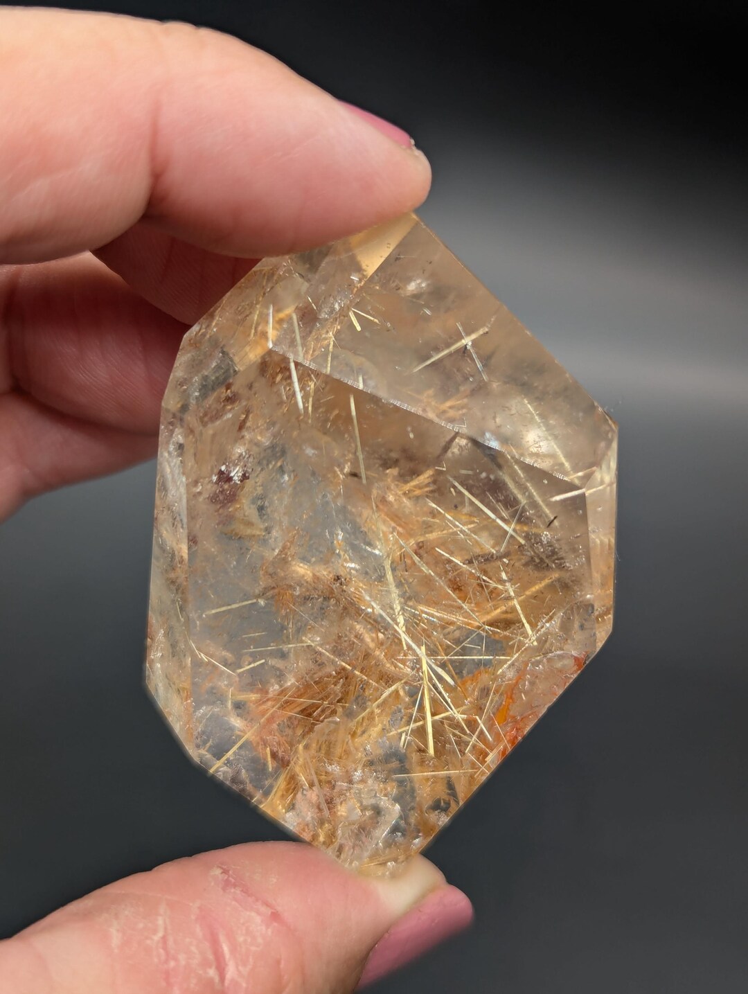 Mini Quartz Free Form With Gold Rutile, Stunning Rutilated Quartz ...