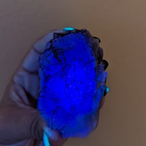 QR Code Fluorite Specimen, Bi Colored Fluorite Cube Specimen, Purple ...