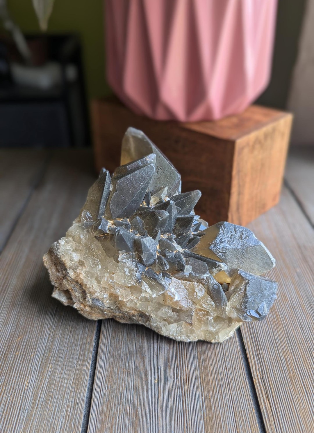 Stellar Beam Calcite Specimen From Morocco, Large Dogtooth Calcite ...