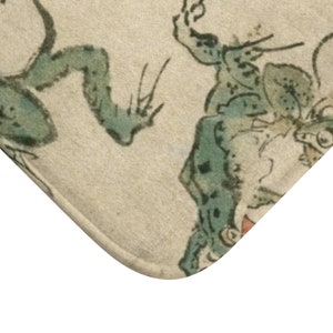 Frog Bath Mat, Japanese Shower Mat, Anthropomorphic Gift, Japanese Gift ...