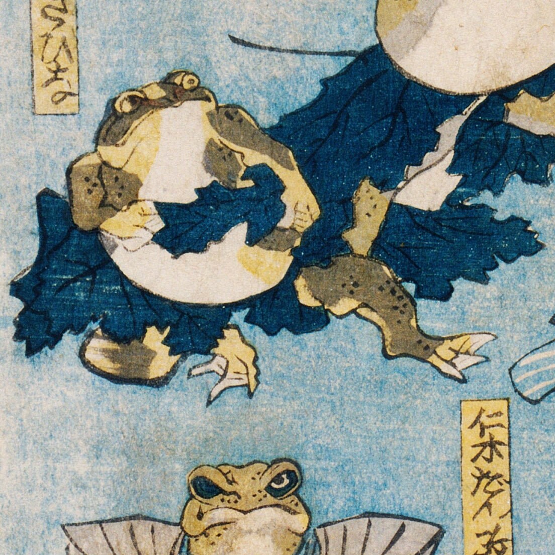 Japanese Bag Frog Tote Bag Samurai Gift Over the Shoulder - Etsy