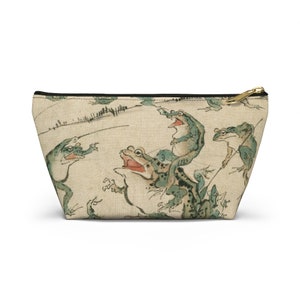 Japanese Pouch, Frog Pouch, Makeup Bag, T-bottom Pouch, Anthropomorphic ...