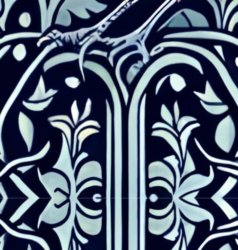 Raven Poster William Morris Inspired Edgar Allen Poe Print - Etsy