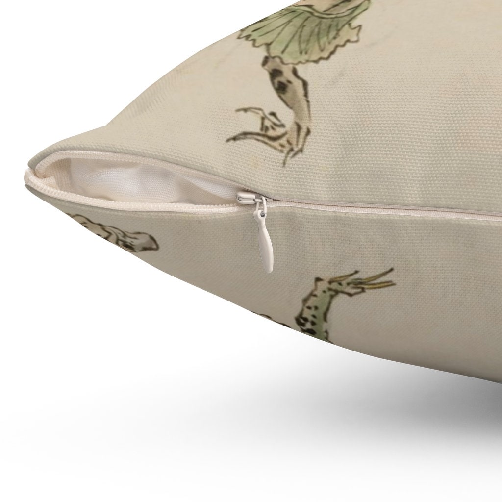 Frog Pillow Frog Lover Gift Anthropomorphic Dancing Frogs | Etsy