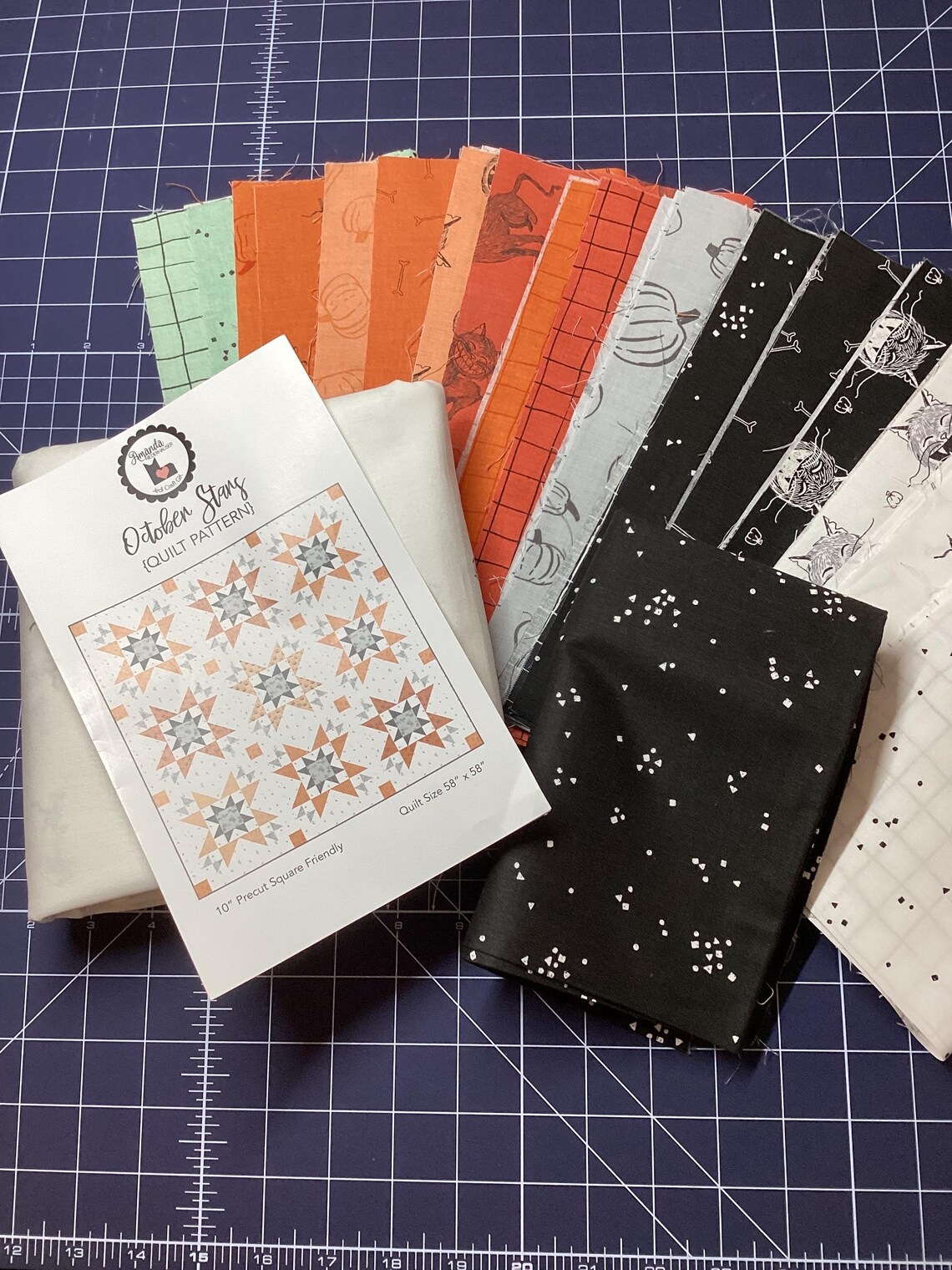 October Stars Quilt Kit - Etsy