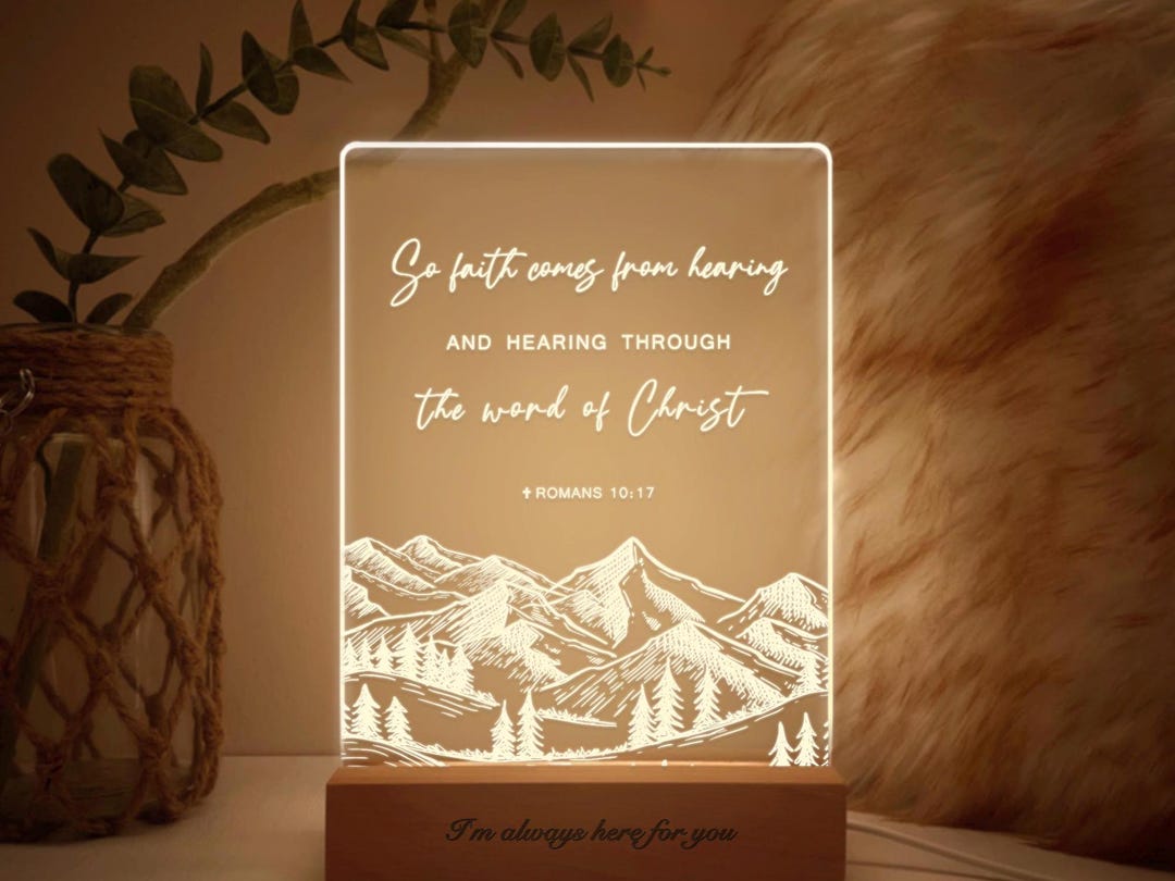 Custom Bible Verse Gift, Christian Gift for Best Friend, Religious Gift ...