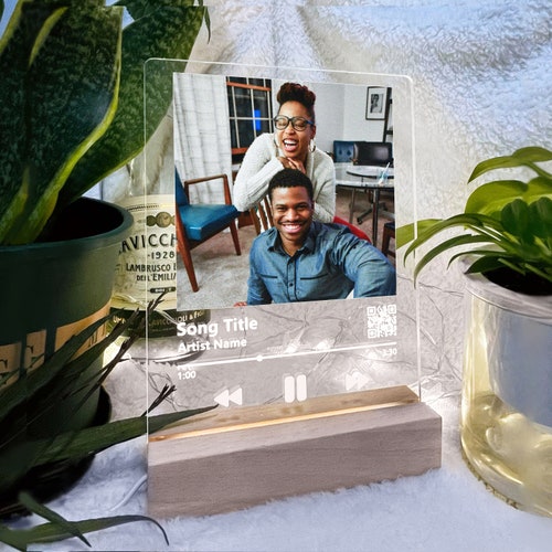 Custom Music and Song Plaque Personalized Picture Frames - Etsy