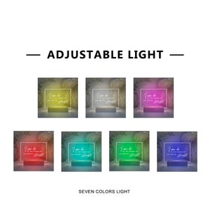 Personalized Bible Verse LED Light, Custom Favorite Bible Verse Gift ...