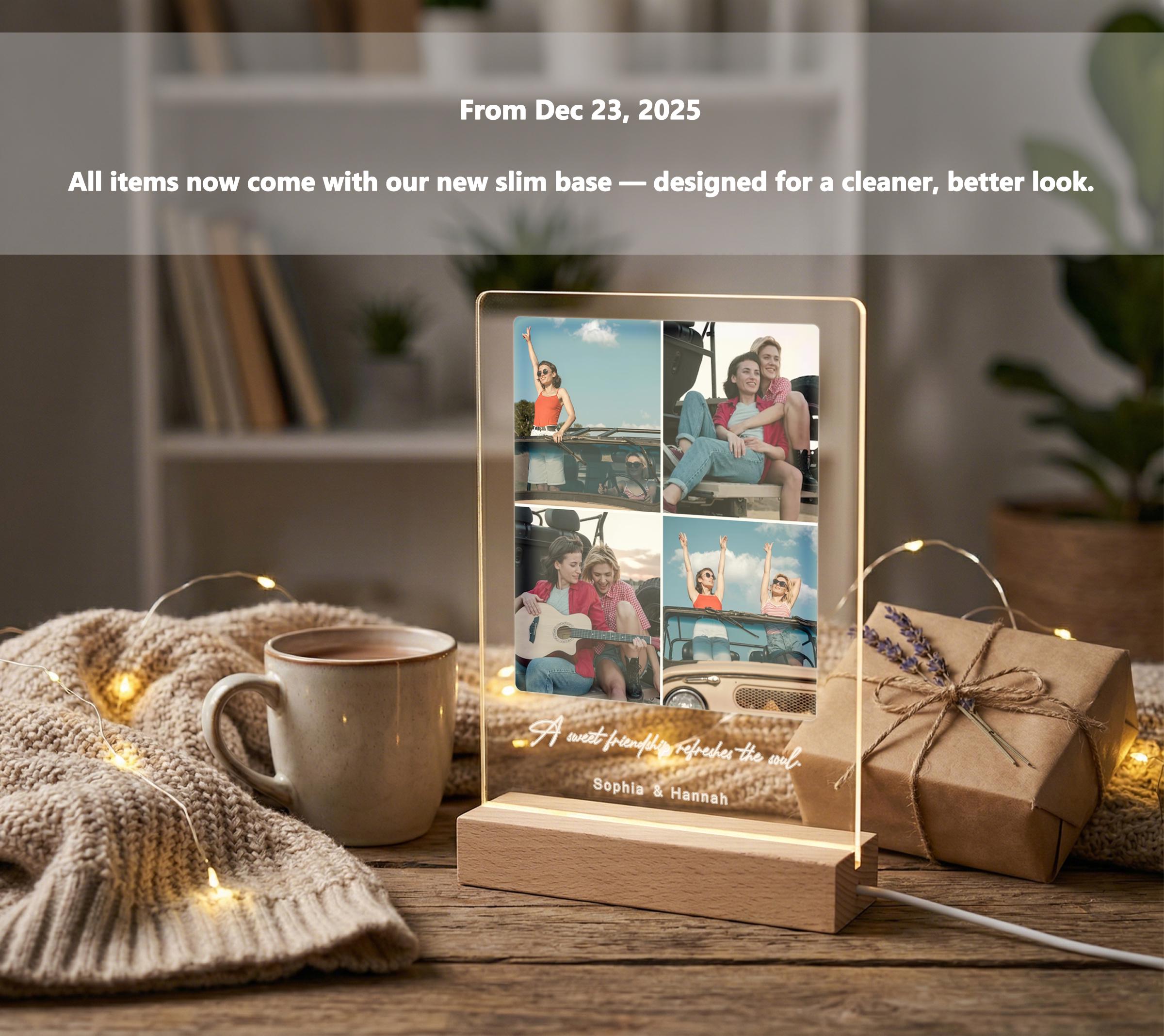 Custom Photo Collage Gift, Best Friend Picture Frame, Birthday Gift for ...