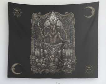 Tapestry Demon Girl - Etsy