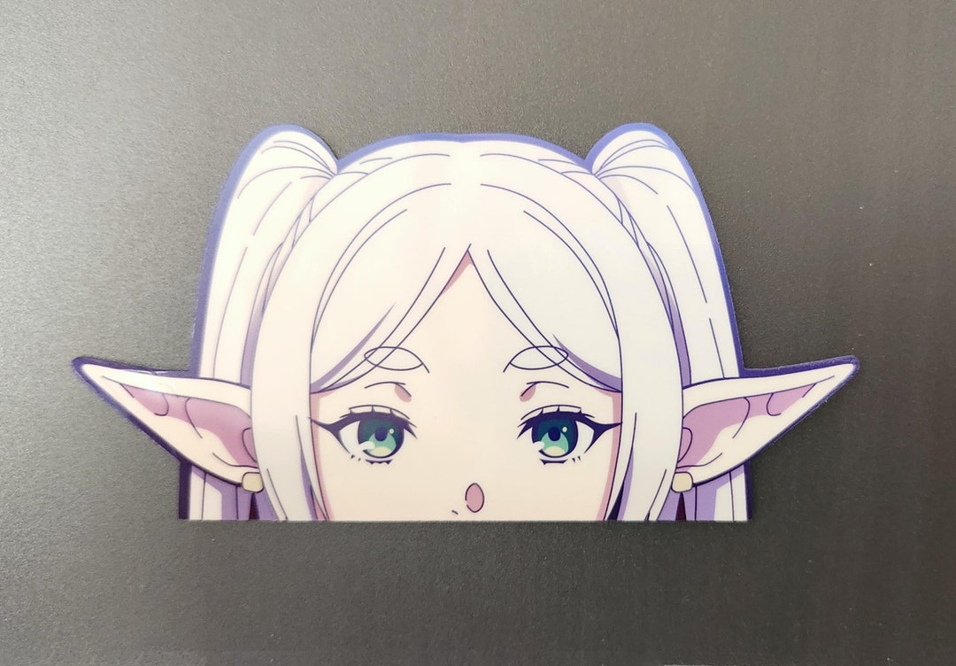 Elf Mage Frieren Peeker - (ver A) - Car Decal / Vinyl Sticker - UV ...