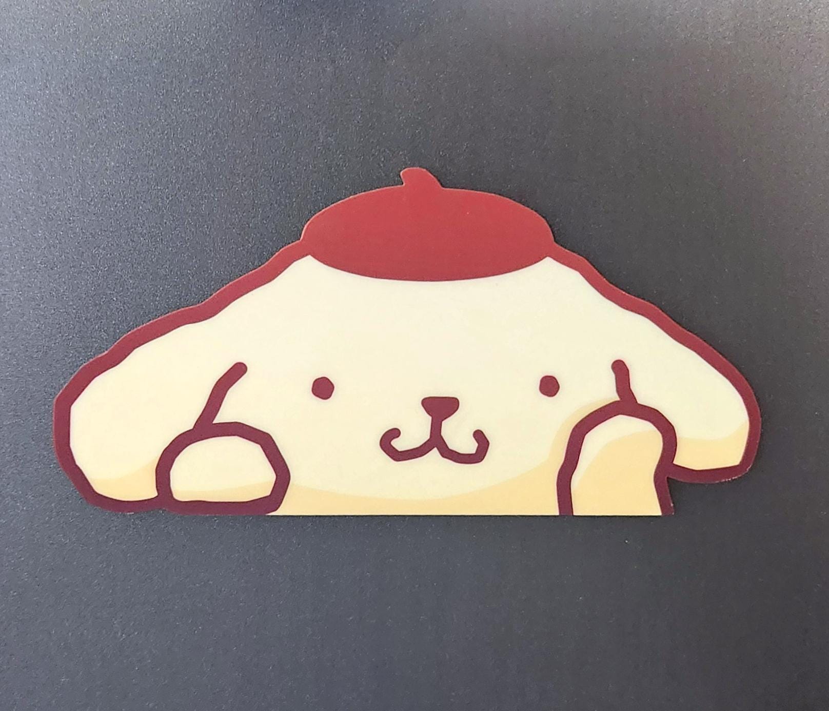 Pompompurin Peeker - Car Decal / Vinyl Sticker - UV Laminated - Etsy
