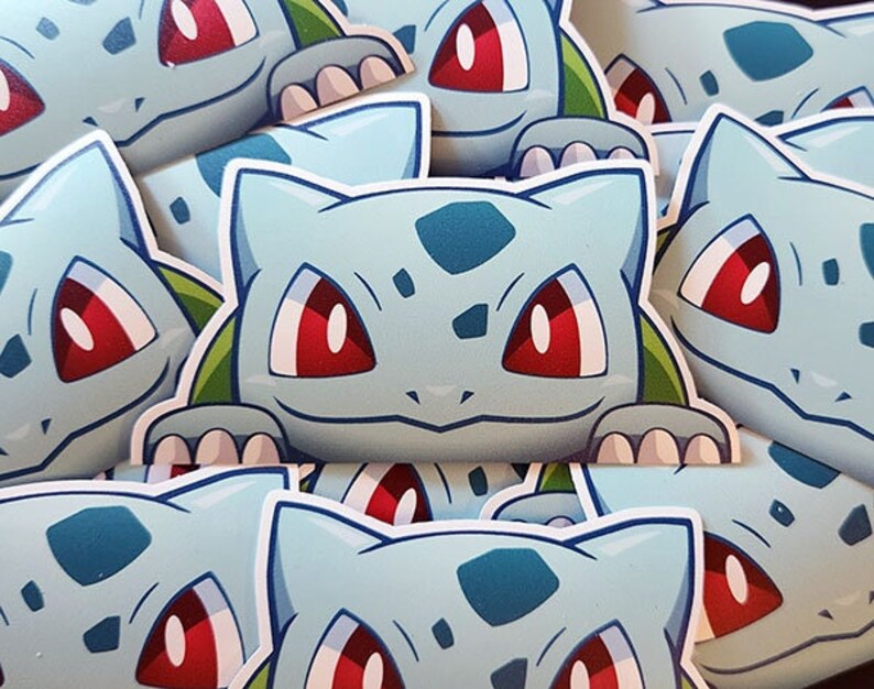 Bulb Monster Peeker / Vinyl Decal / Sticker Multiple Sizes - Etsy