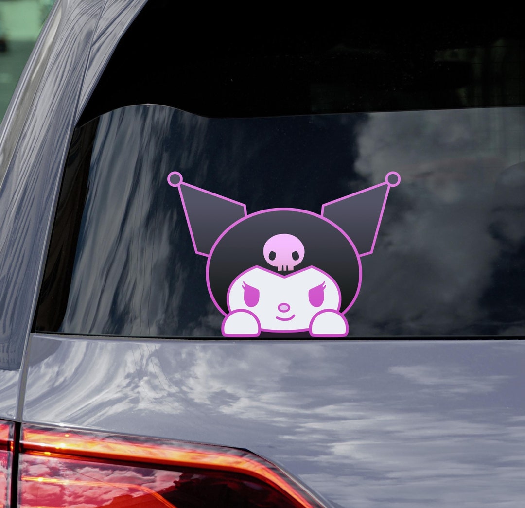 Cool Kuromi Peeker - Car Decal / Vinyl Sticker - UV Laminated - Etsy