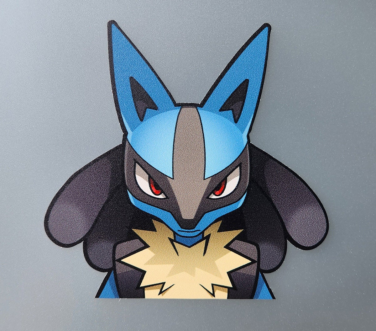 Lucario Peeker - Vinyl Stickers / Car Decals / Multiple Sizes Available ...
