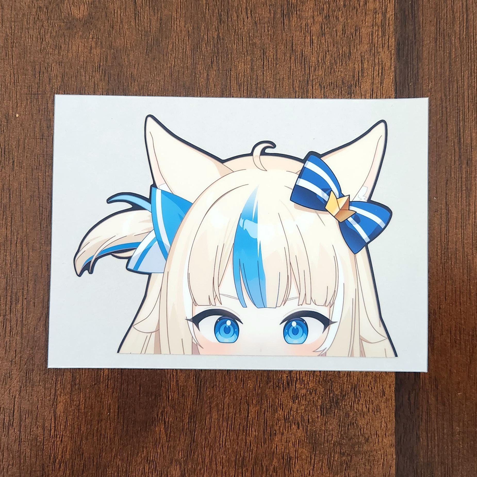Sameko Saba Peeker - (ver. A) - Car Decal / Vinyl Sticker - UV ...