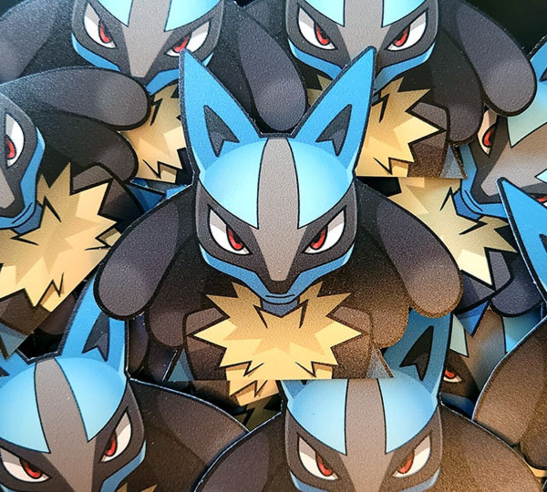 Lucario Peeker - Vinyl Stickers / Car Decals / Multiple Sizes Available ...