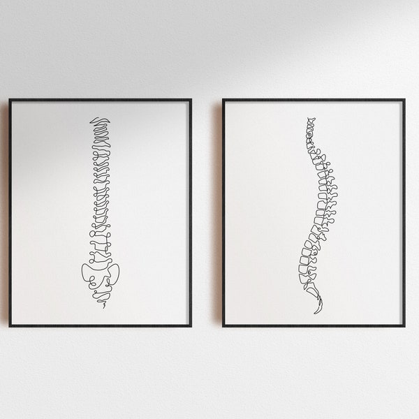 Abstract Spine Art - Etsy