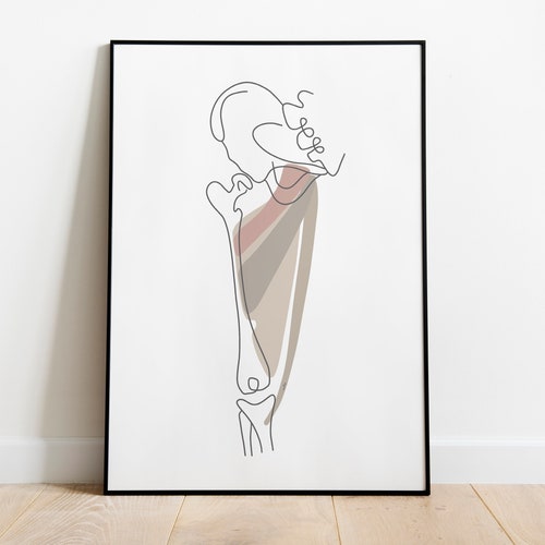 Foot Anatomy Art Abstract Art Printable Minimalist Line - Etsy